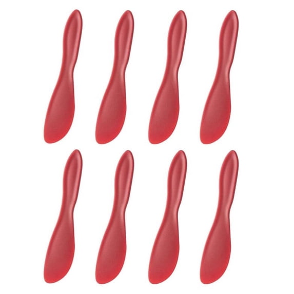 8Pc Lightweight Butter Spreader 7x1.38in Easy-Clean Cheese Jelly ...