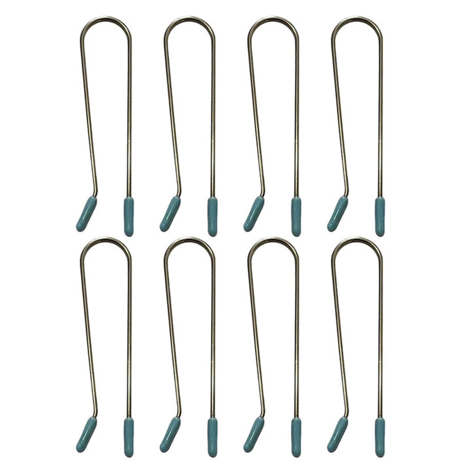 8Pc Stainless Steel Curling Clips - Heat-Resistant, U-Shape & Universal ...