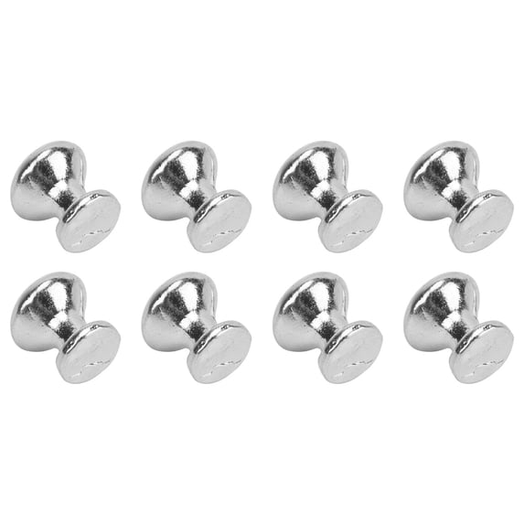 8Pcs 1:12 Scale Dollhouse Door Handle Knobs, Metal Mini Round Handles ...
