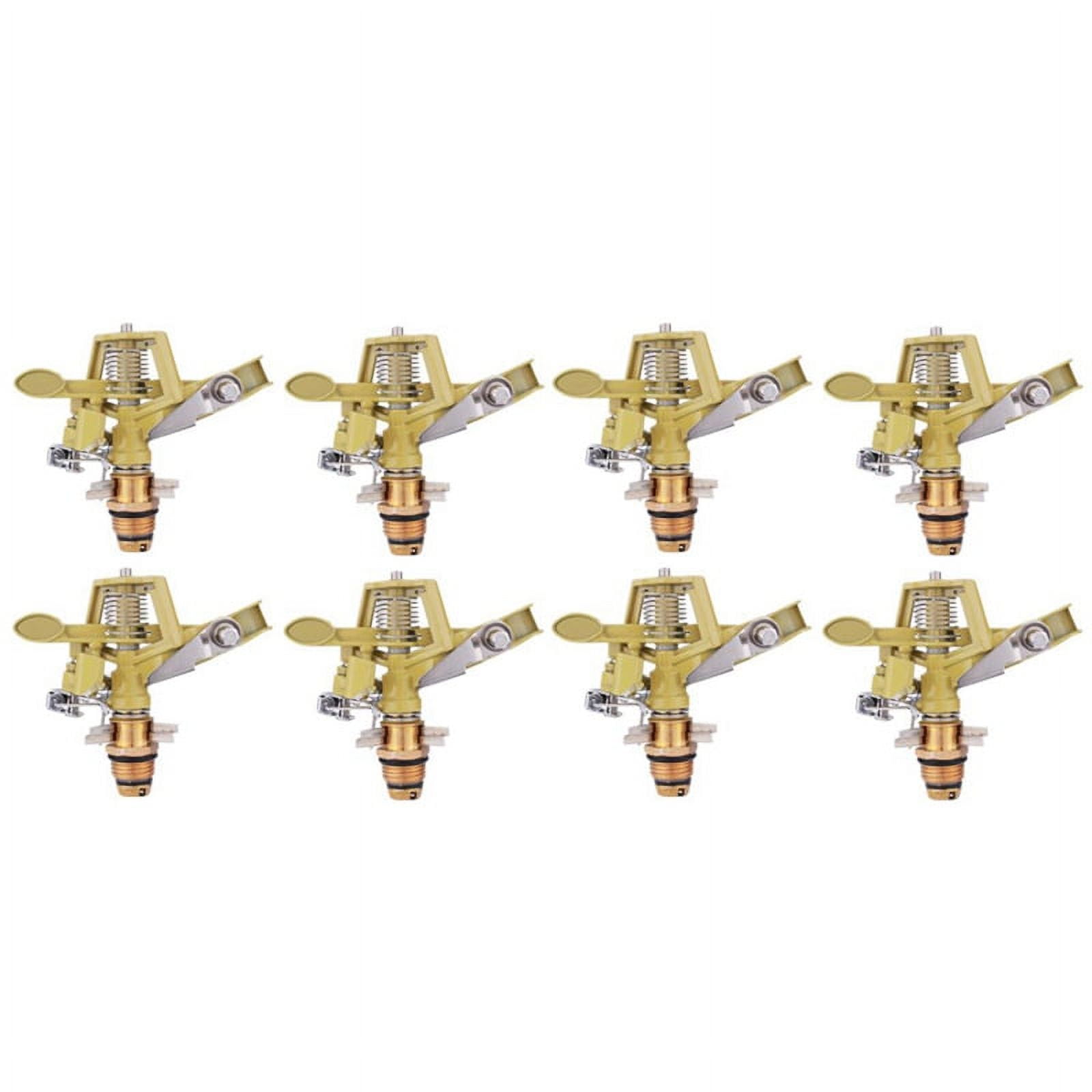 8Pcs 1/2 Inch Heavy Duty Impact Sprinkler Head Perfect for Watering ...