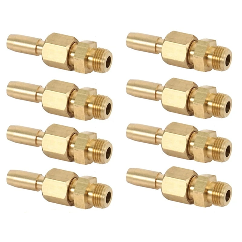 8Pcs 1/8inch Brass Gushing Sprays Water Fountain Nozzles Universal ...