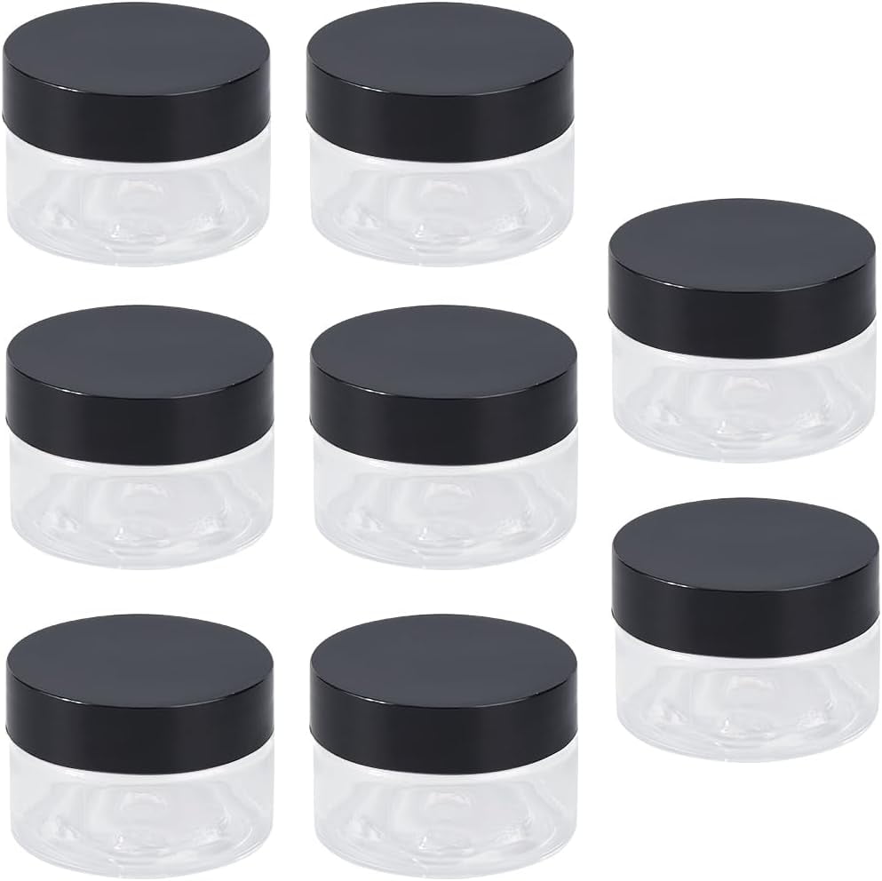 8Pcs 1 OZ Small Travel Containers Mini Makeup Containers Travel Storage ...