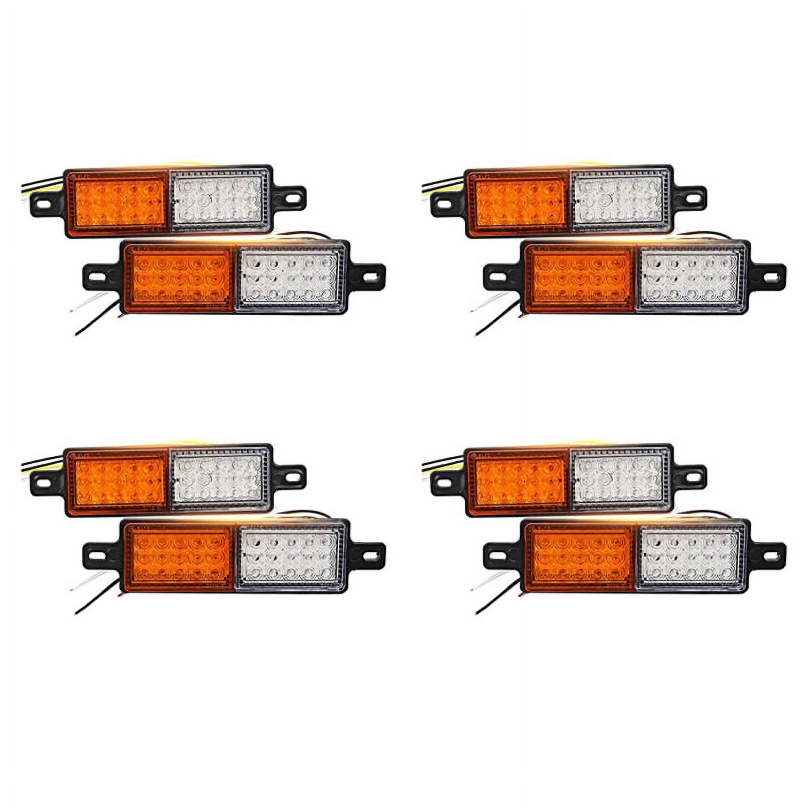 8Pcs 12V 30 LED Car Truck Bull Bar Light Bullbar Front Bumper Light ...