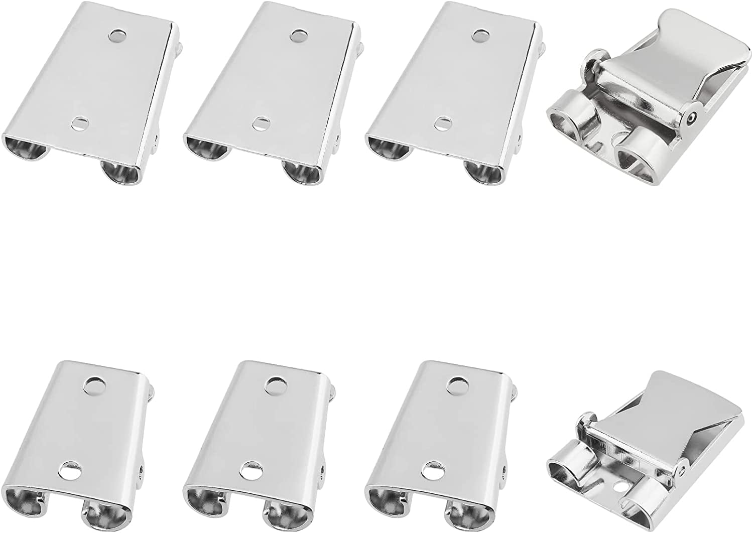 8Pcs 2 Sizes Iron Bolo Tie Slider Clasp Bolo Tie Tips Bolo Tie Buckle ...