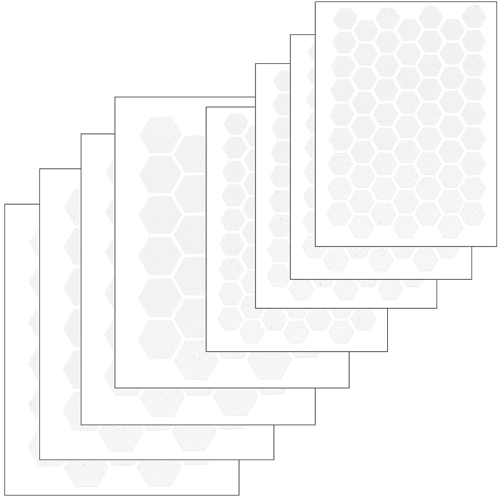8Pcs 2 Styles Phone Grip Tape Clear Adhesive Traction Rubber Textured ...