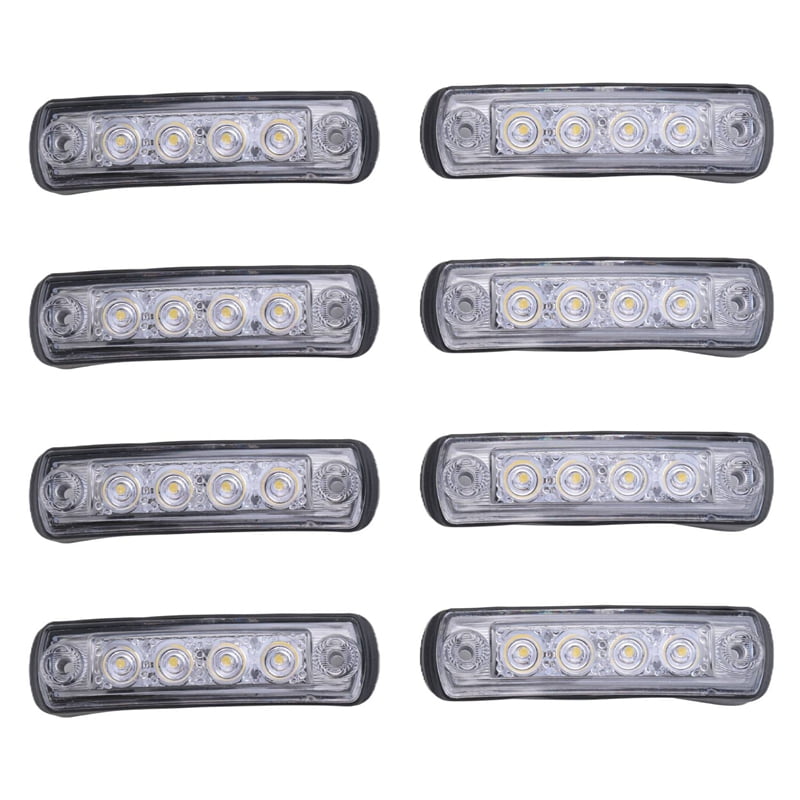 8Pcs 24V Truck LED Sun Visor Light Sunshade Light for MAN Truck TGX ...
