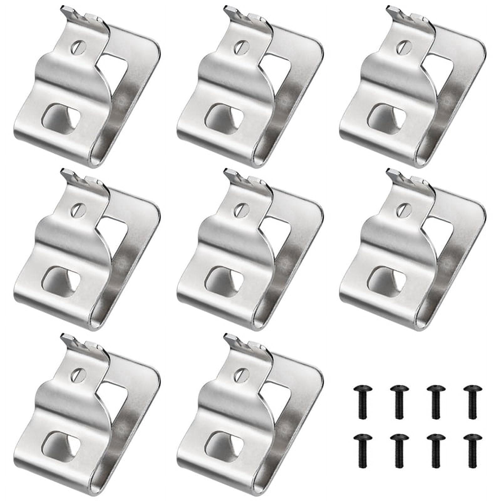 8Pcs 304 Stainless Steel Drill Clips Tool Hooks with Screws for N268241 ...