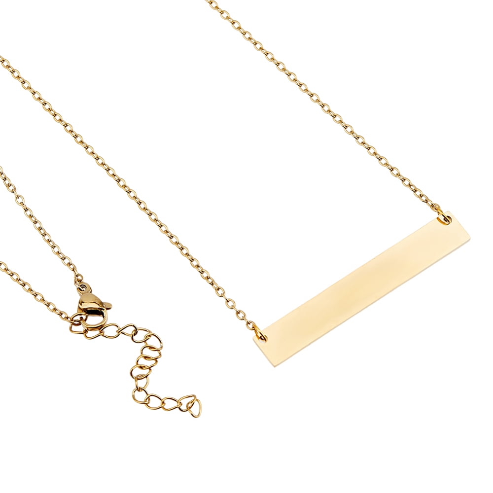 8Pcs 304 Stainless Steel Pendant Necklaces Cable Chain Necklaces ...