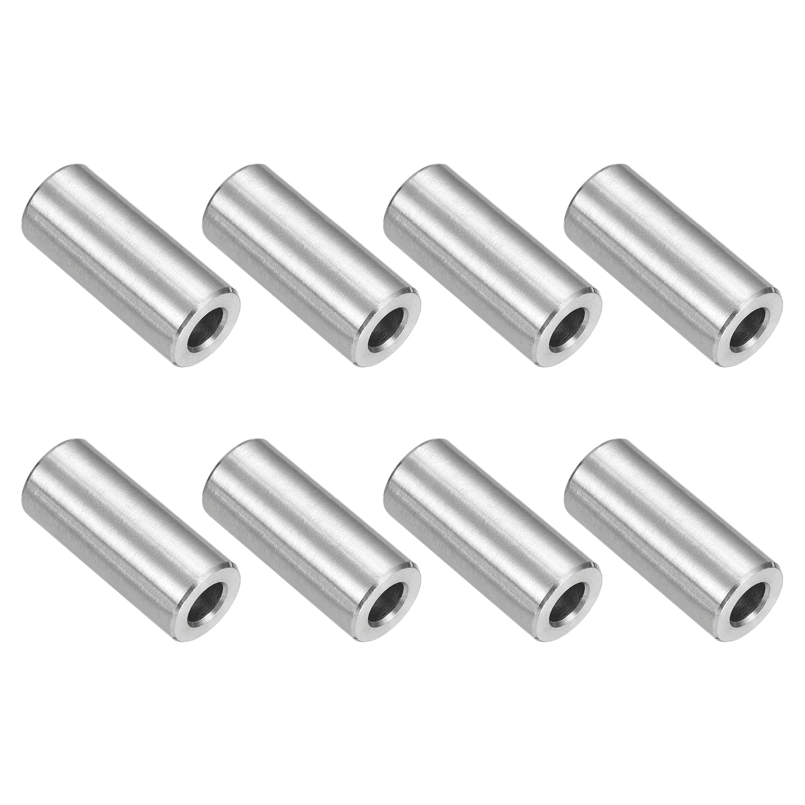 8Pcs 304 Stainless Steel Spacer 1/2" OD x 1/4" ID x 1 1/8" Length ...