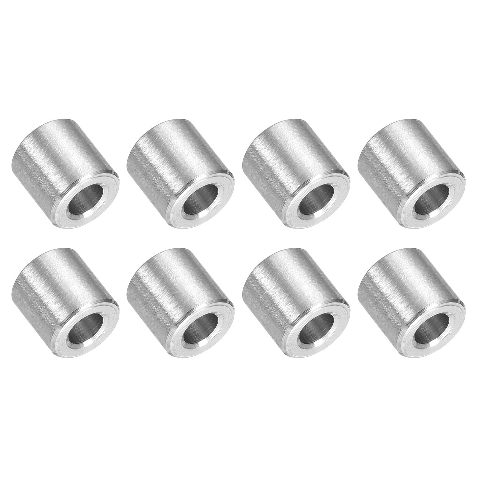 8Pcs 304 Stainless Steel Spacer 3/8" OD x 3/16" ID x 3/8" Length ...