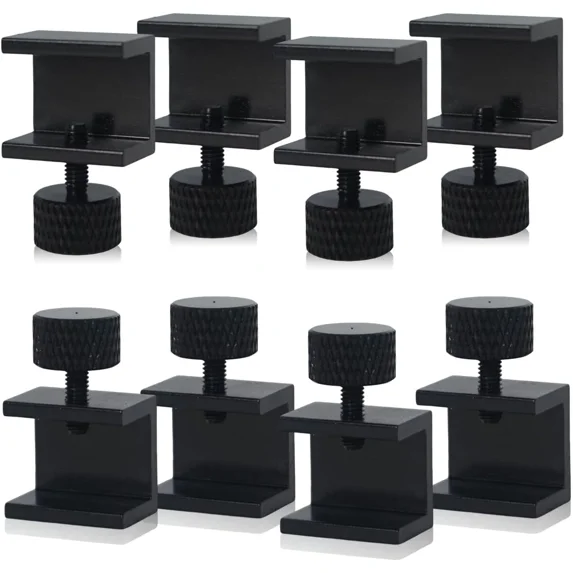 8Pcs 3D Printer Glass Bed Clips, 3D Printer Lattice Glass Fixing Clamp ...