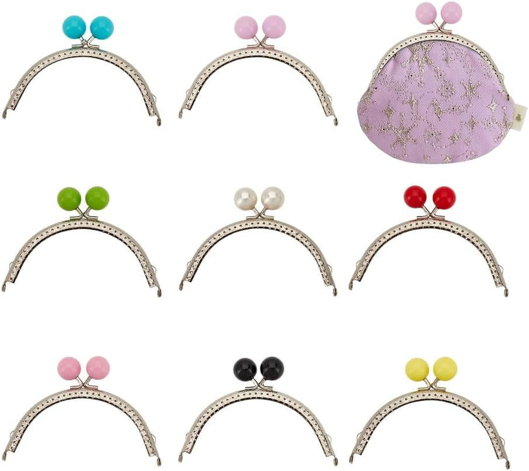 8Pcs 5.11Inch Coin Purse Clasp 8 Colors Metal Purse Frame Arch Kiss Bag ...