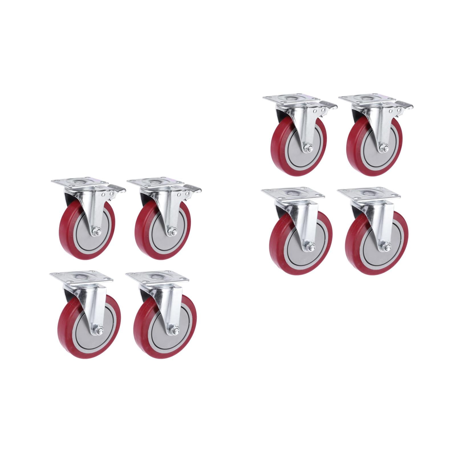 8Pcs 5 Inch Furniture Casters Wheels Swivel Caster Wheels Roller Wheel ...