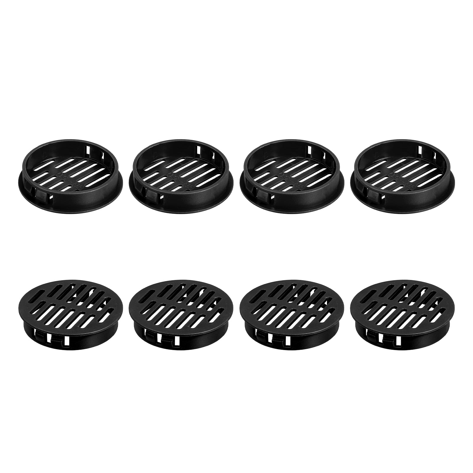 8Pcs 50mm/1.97" Circular Soffit Air Vents, Plastic Soffit Vent Cover ...