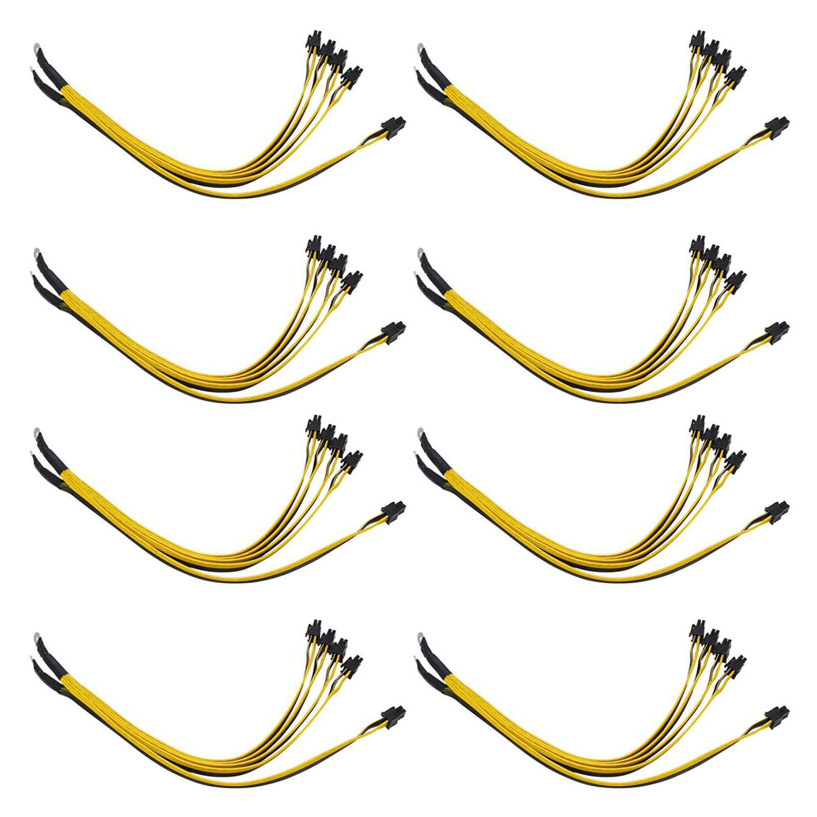 8Pcs 6Pin Connector Sever Power Supply Cable PCIe Express for P3 S7 S9 ...