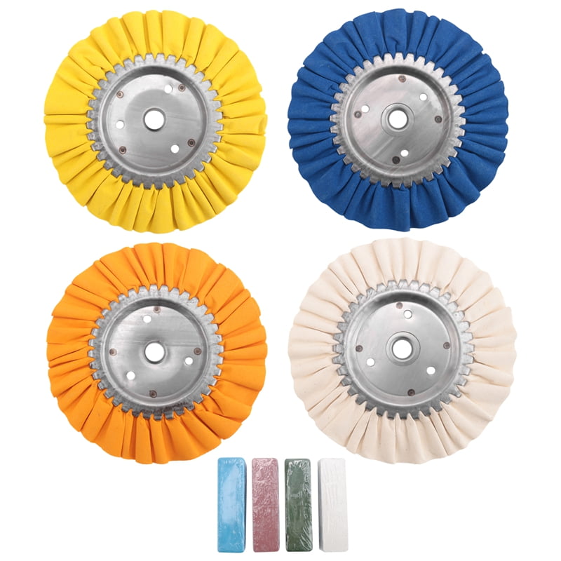 8Pcs 8Inch Airway Buffing Wheel Aluminum Wheel Polishing Kit Safe ...
