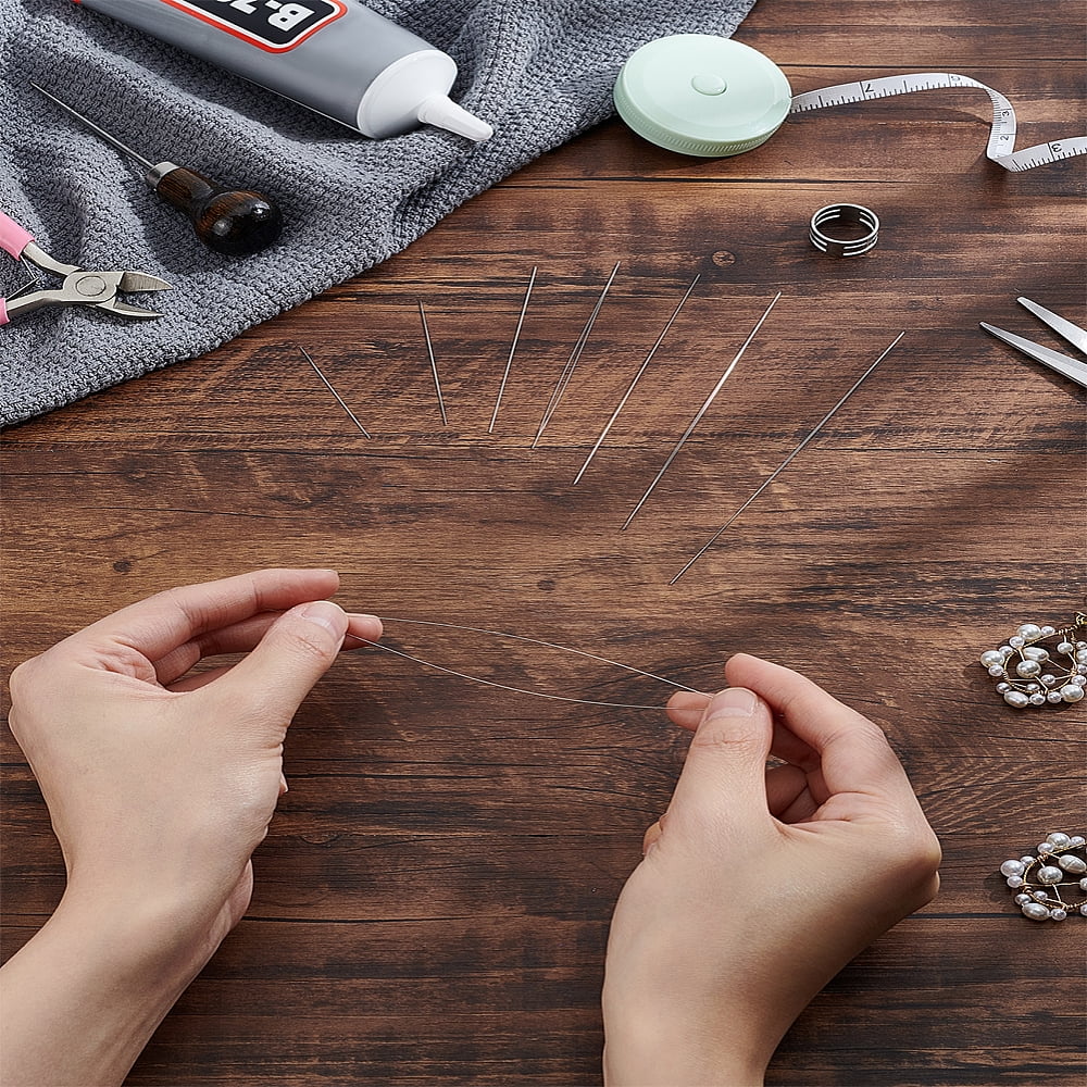 8Pcs 8Style Non-Tarnish Stainless Steel Collapsible Big Eye Beading ...