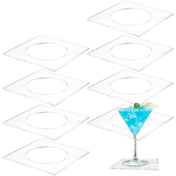 Clear Plastic Coasters
