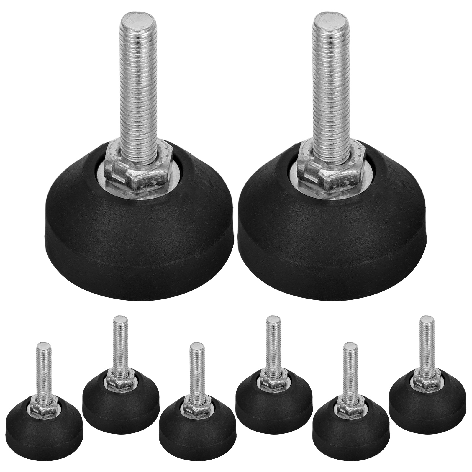 8Pcs Adjustable Furniture Levelers Heavy Duty Carbon Steel Leveler Legs ...
