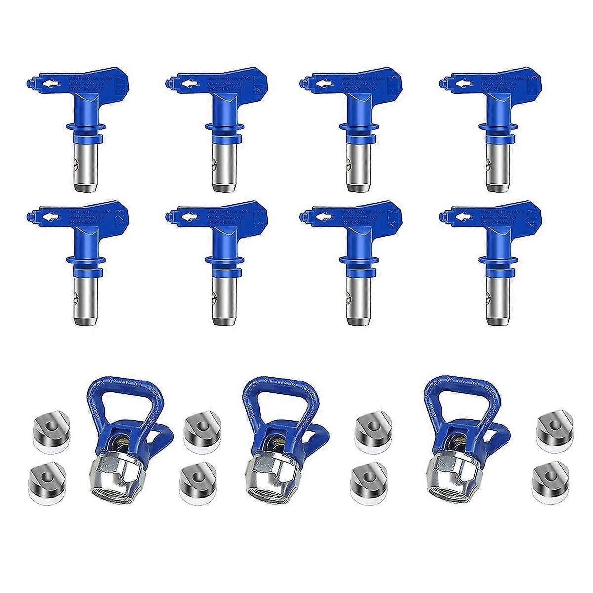 8Pcs Airless Paint Nozzles Set Reversible Spray Tips Airless Paint ...