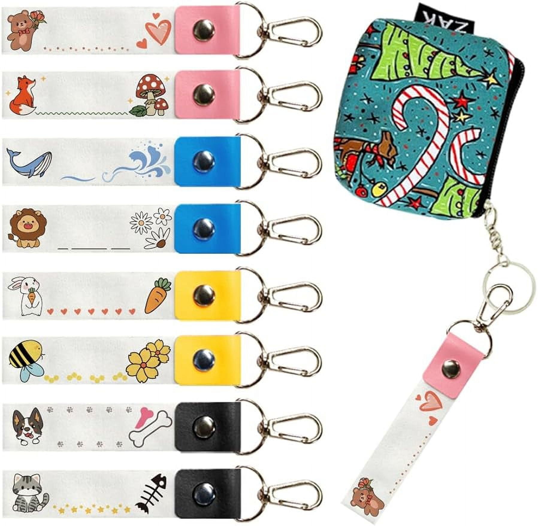 8Pcs Animal Theme Personalized Name Tags Hooks 5.1x0.8 Inch Backpack ...