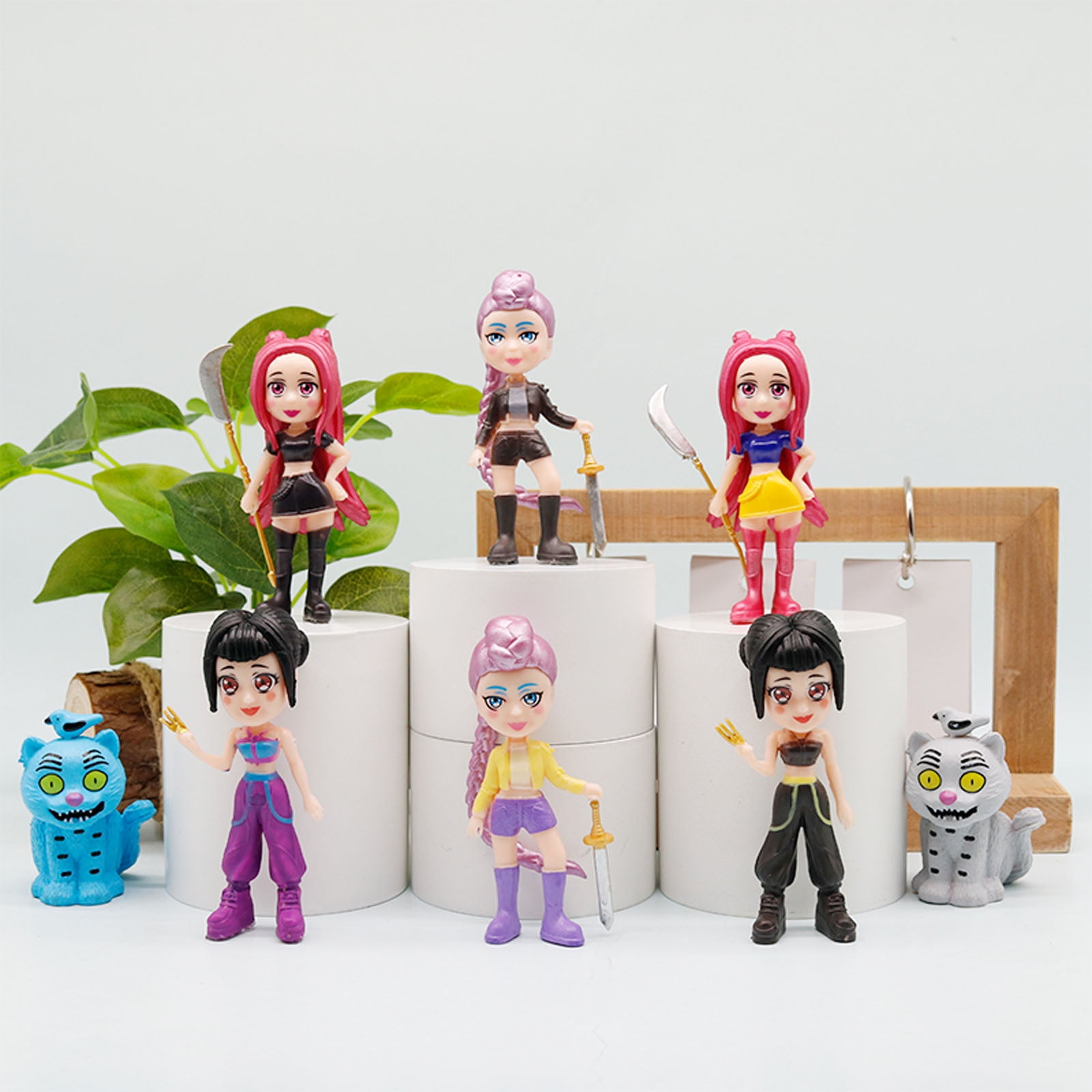 8Pcs Anime Hun*ter Abstract Collectable Vinyl Figure - Gift Idea - Toys ...