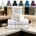 8Pcs Bath Towel Set, 2 Bath Sheets 27.5"×55.1", 2 Hand Towels 13.4"×29. ...
