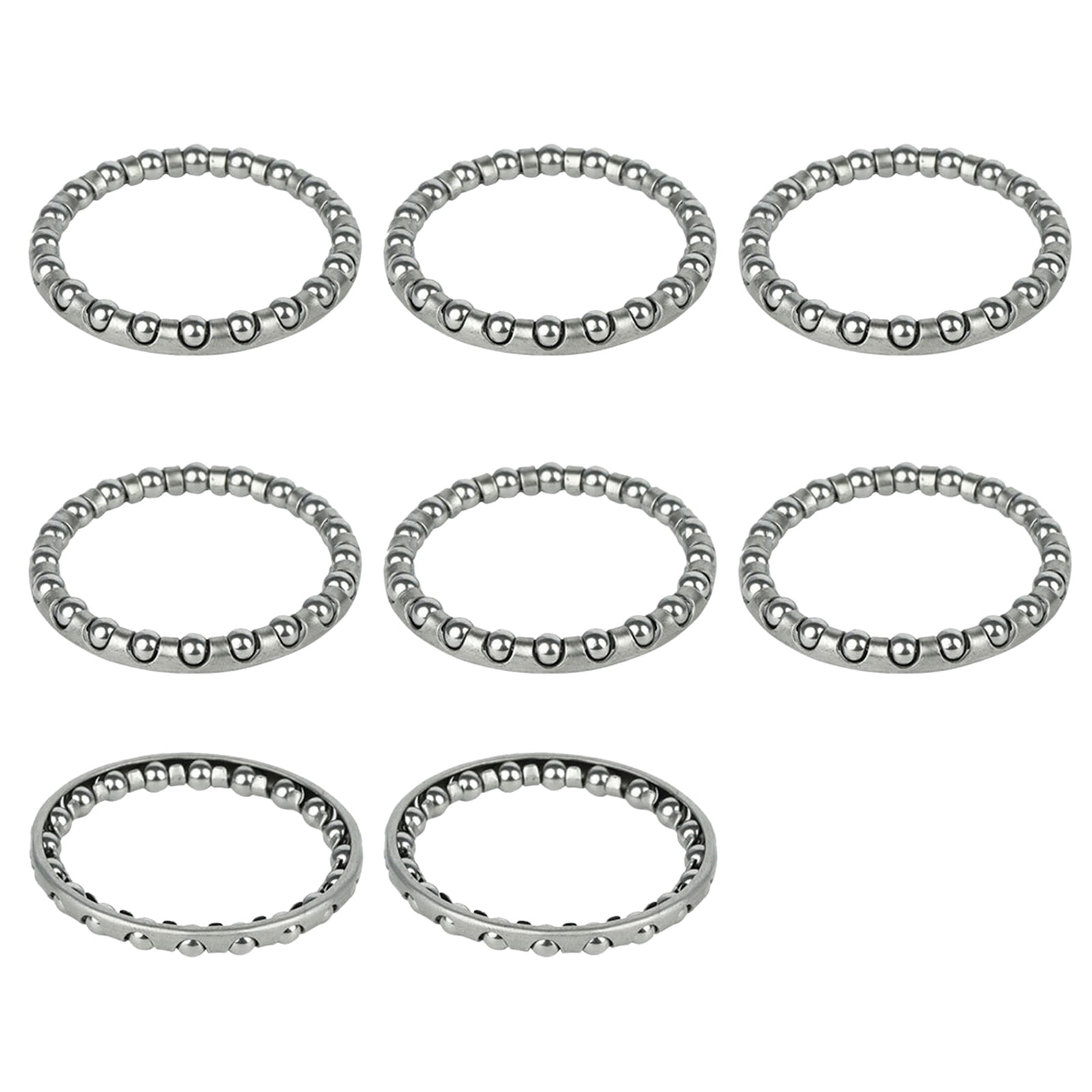 8Pcs Bicycles Balls Bearing Bike Headsets Caged Balls Bearing Retainer Cycling Headsets Bearing ...