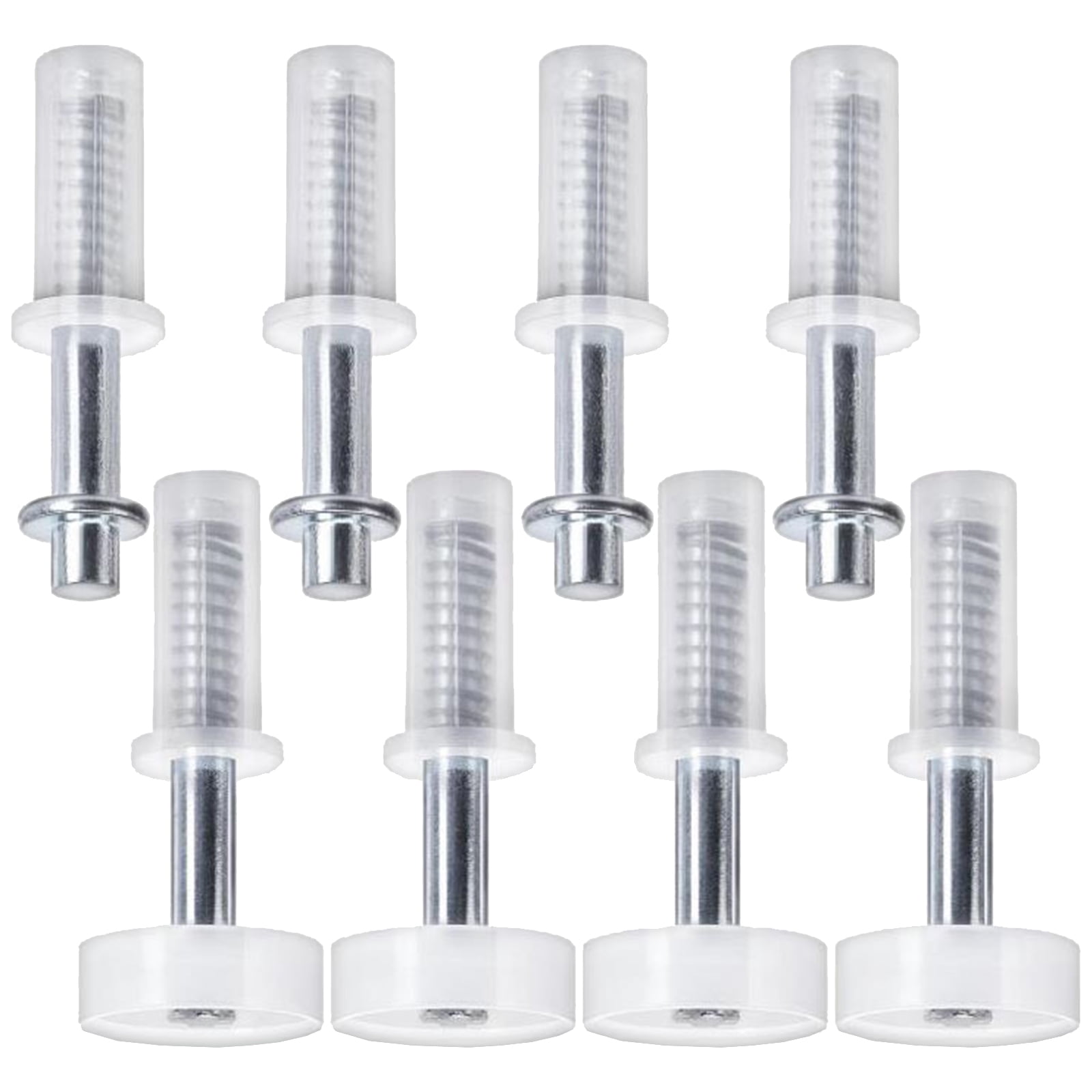 8Pcs Bifold Door Guide Wheel & Pivots Hardware Kits - Spring Loaded Top ...