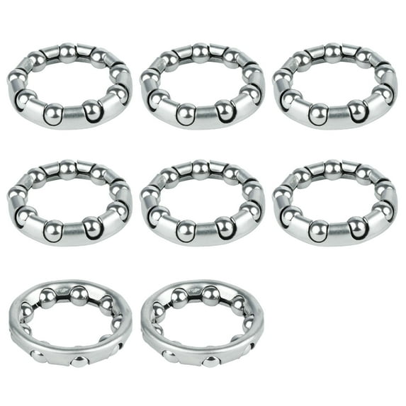8Pcs Bike Headsets Caged Balls Bearing Replacement Balls Bearing Retainer Cycling Bearing ...