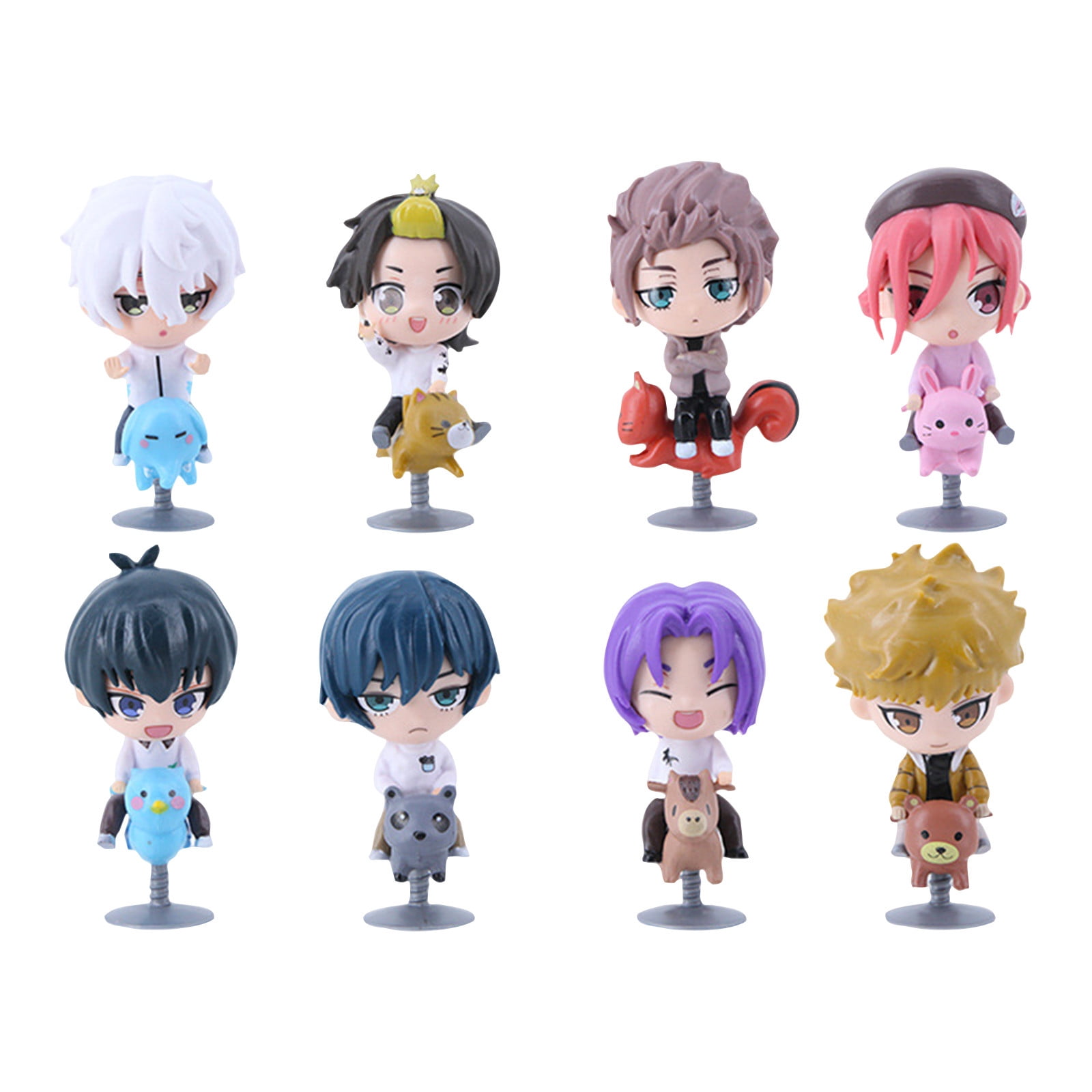 8Pcs Blue Lock Action Figures, 3.5" Collectible Blue Lock Figure Toys ...