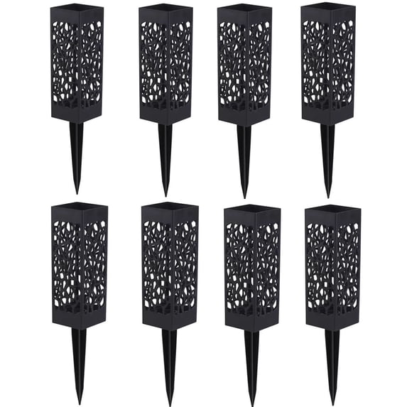 8Pcs Breathable Flower Basket Hollow Design for Garden Outdoor Patio ...