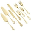 Balsa Circle Silver Wedding Cake Knife and Server Set, Jute Lace ...