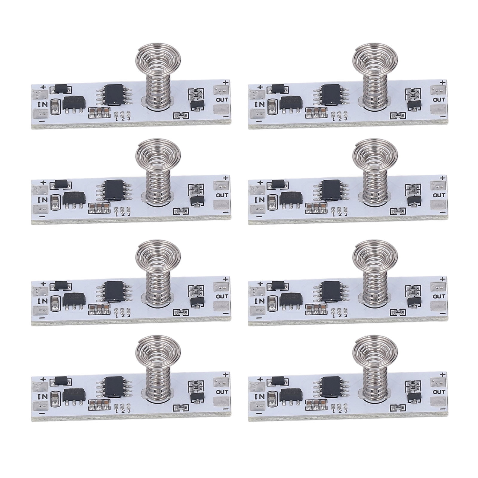 8Pcs Capacitive Touch Dimmer Switch Module Stepless Dimming Module ...