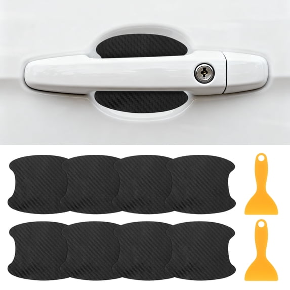 8Pcs Car Door Handle Sticker 3.54" x 3.94" Car Door Cup Protector ...