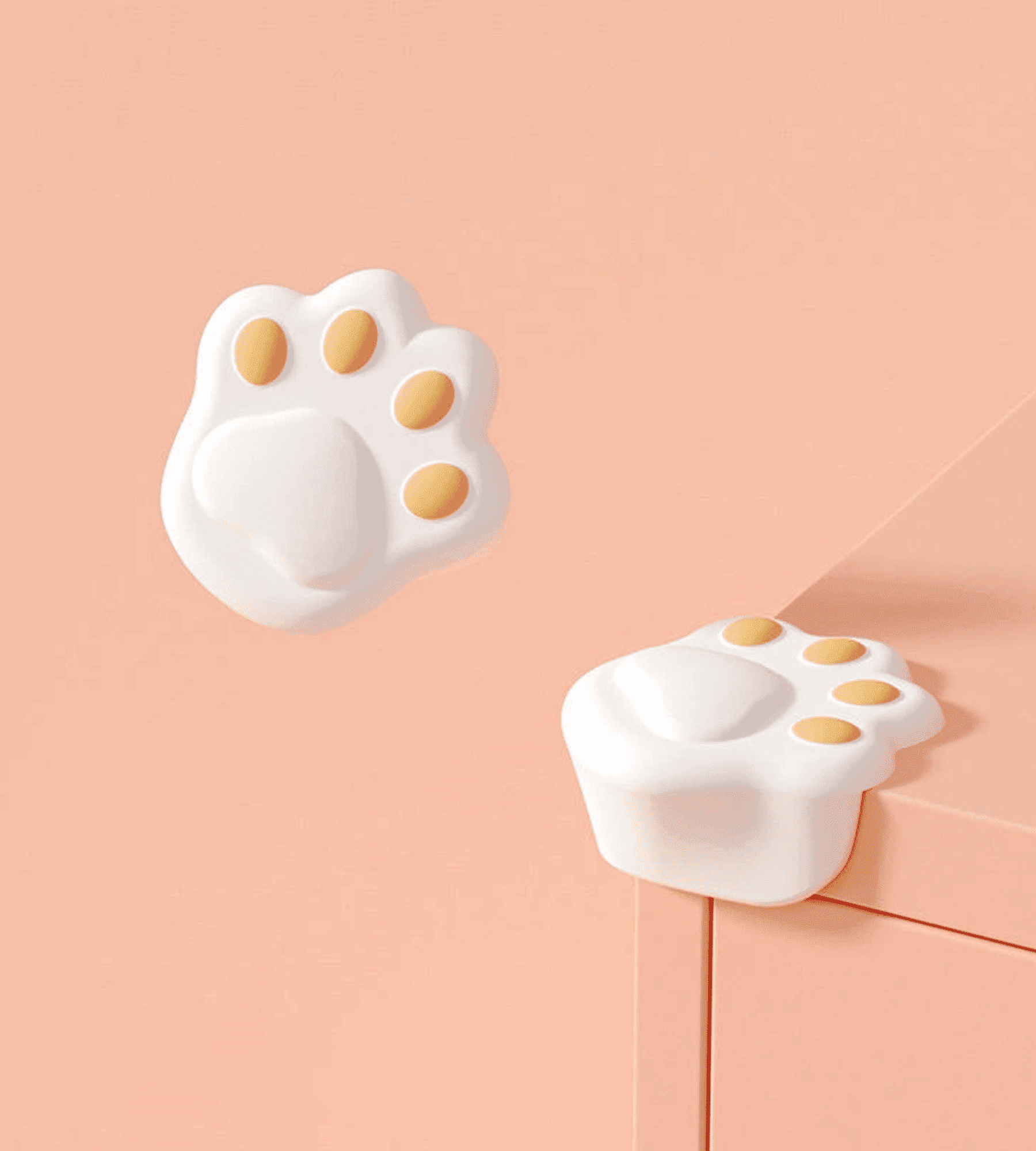 8Pcs Cat Paw Corner Protector Baby - Desk Soft Corner Protectors Guards ...