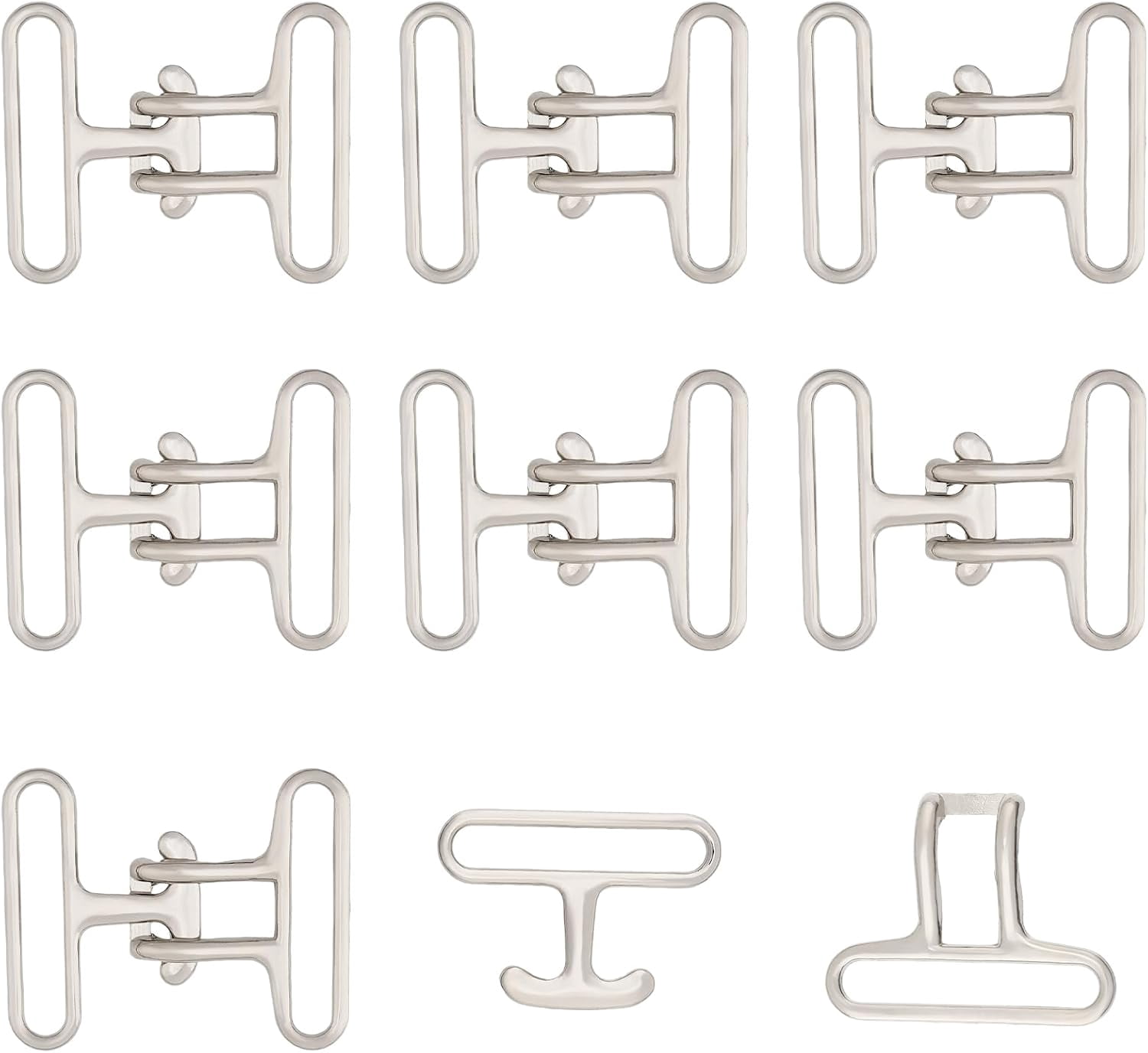 8Pcs Cinch Belt Buckle Surcingle Strap Buckles Fast Fix Ring Buckle ...