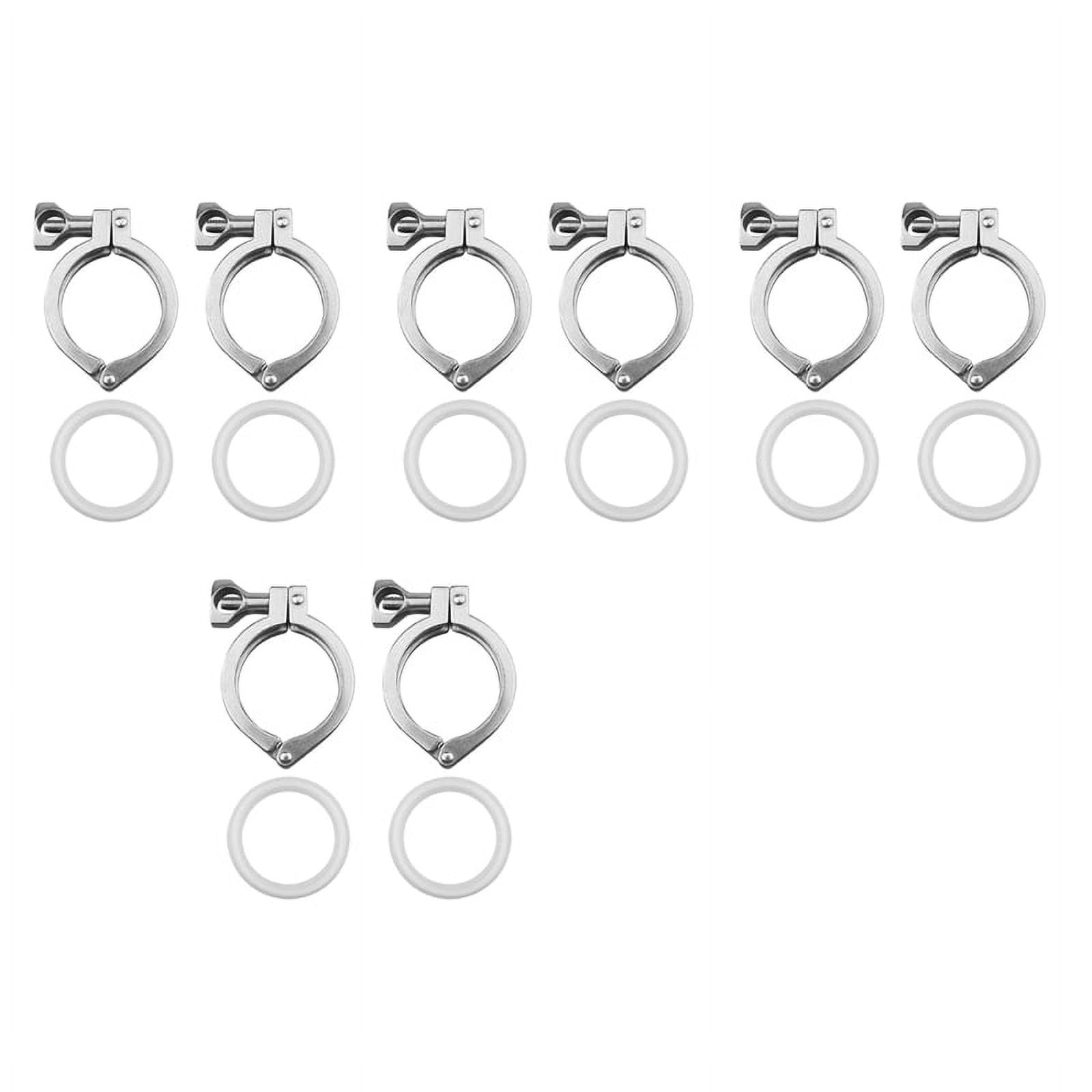 8Pcs -Clamp Steel Single Pin Heavy Duty Clamp with Wing Nut for Ferrule ...