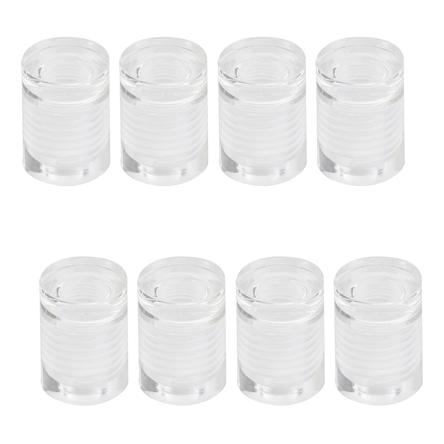 8Pcs Clear Standoffs, 1/2" x 1/2" Acrylic Standoff Screws, Wall Sign ...
