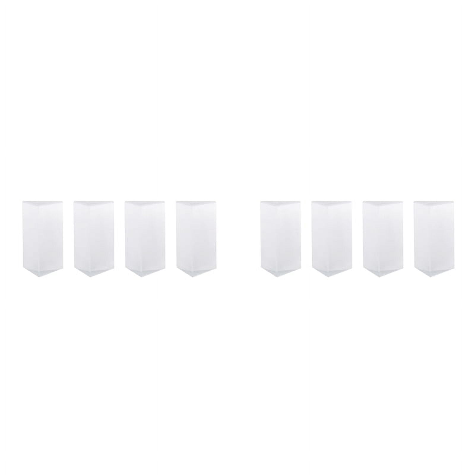 8Pcs Clear Triangular Prism for Rainbow Lights Crystal Optical Prisms ...