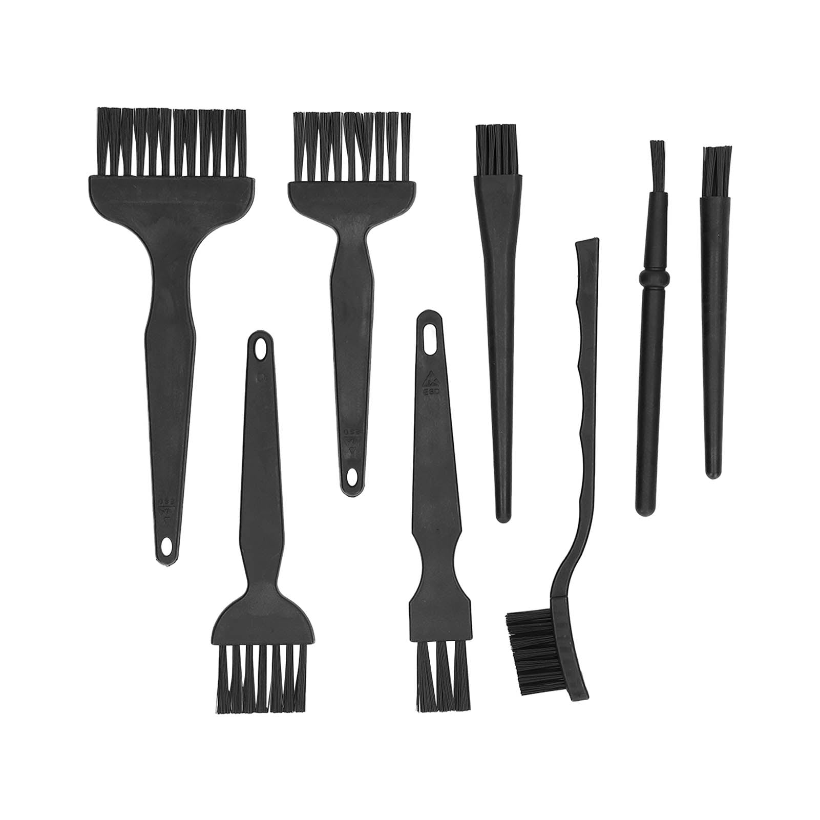 8Pcs Comprehensive Anti Static Brush Set with Plastic Handles ...