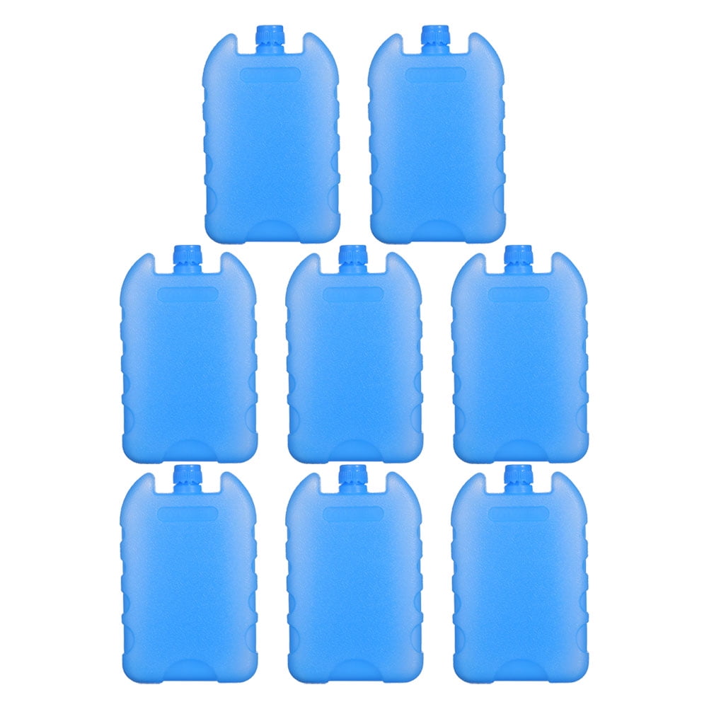 COMPUKAS Freezer Packs Reusable For Coolers Blue Rectangular 8Set 5.4X3 ...