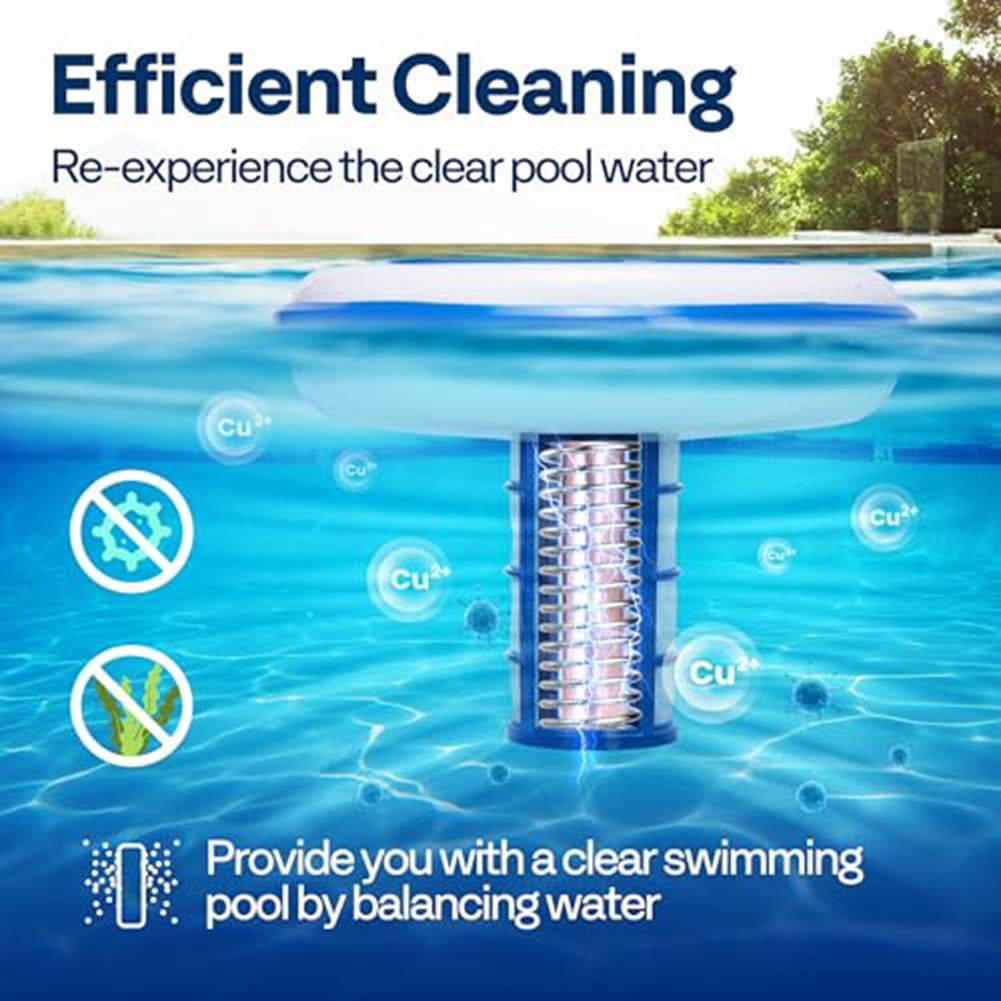 8Pcs Copper Anode Replacement Kit Solar Pool Replacement Purifier ...