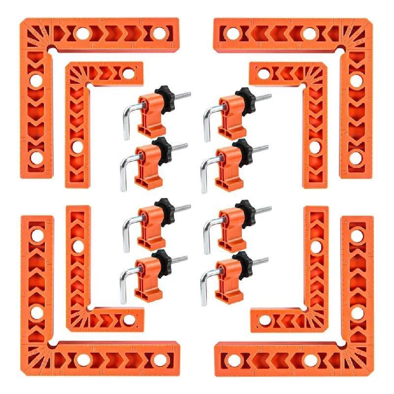 8Pcs Corner Clamps for Woodwork 90 Degree Right Angle Positioning ...