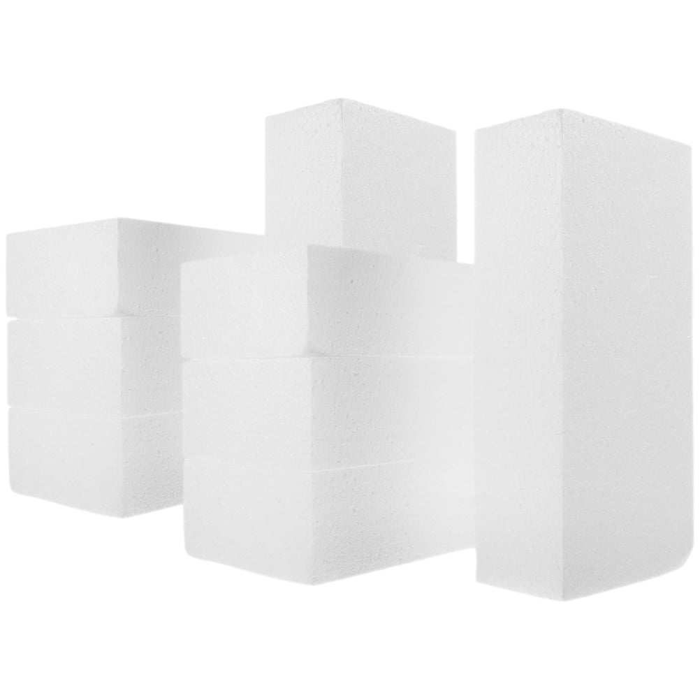 8pcs Crafts Foam Model Foams Block Model Diy Foam Block Projects Crafts Making Foam