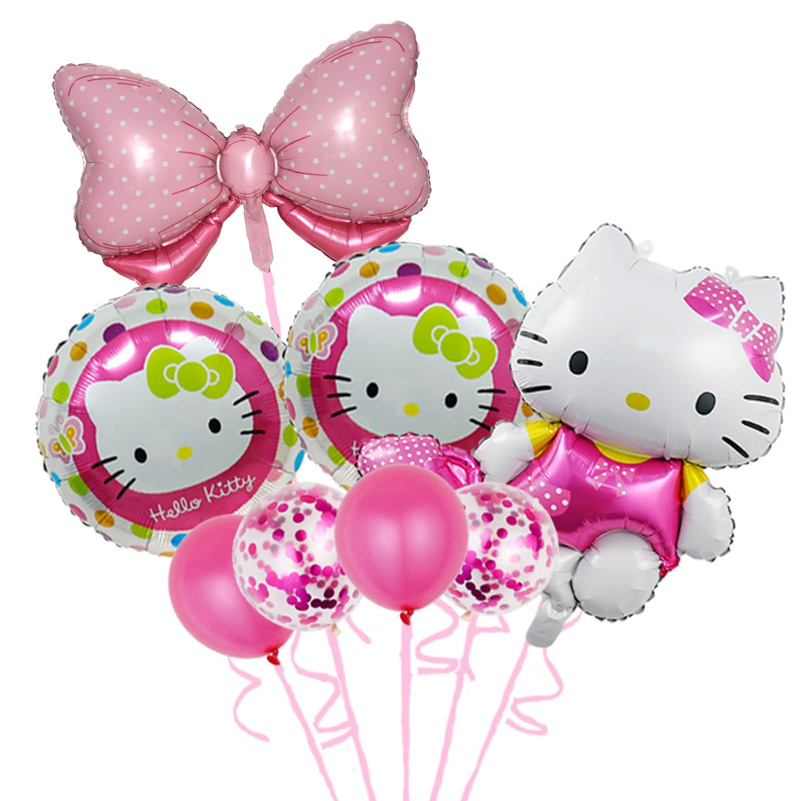 8Pcs Cute Anime Party STF9 Decoration Balloons,Aluminum Film Material ...