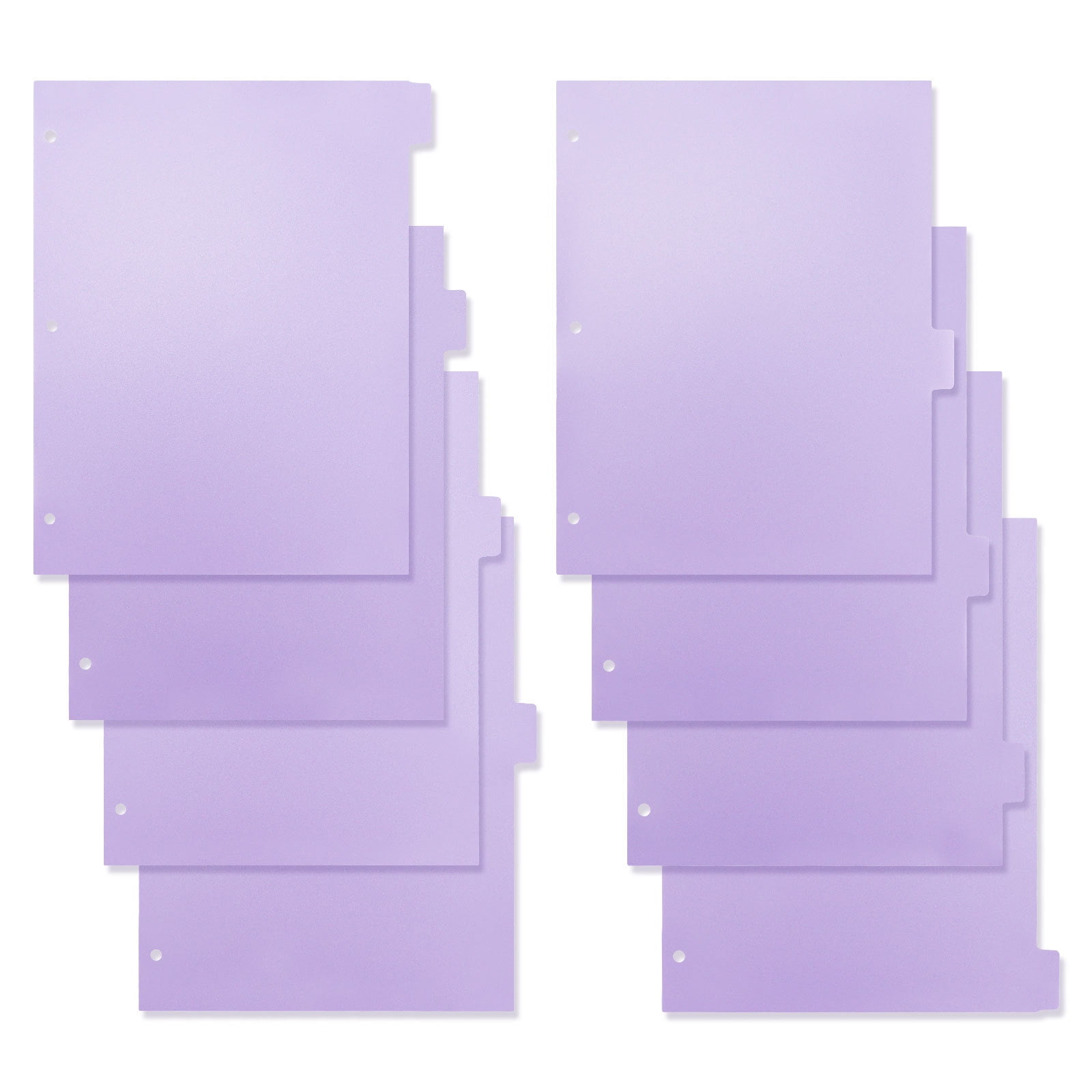 8Pcs Daily Use Binder Dividers Professional Binder Tabs Household Tab ...