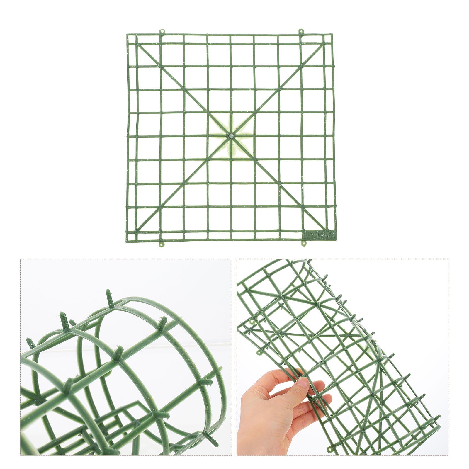 8Pcs Decorative Flower Grid Panels Wall Flower Arrangement Panels ...