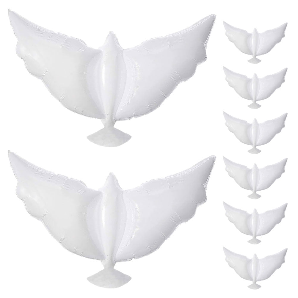 8Pcs Dove Balloon Memorial Balloon Pigeon Balloon Ceremonies Wedding ...