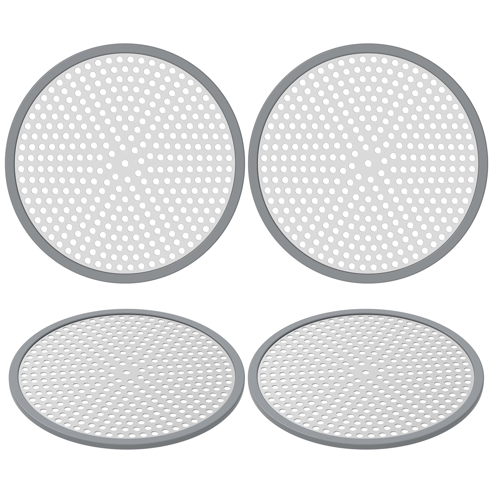 8Pcs Drain Hair Filter Mesh Tub Drain Protector Anti Slip Sink Hair ...
